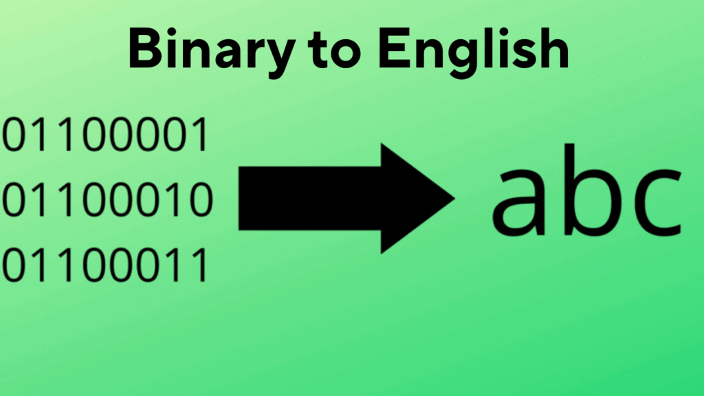 Binary to English in 1 Click – Free & Instant Code Decoder